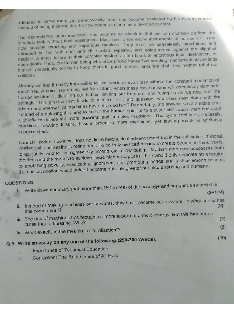 National University of Pakistan | NUP | Functional English Final Term ...