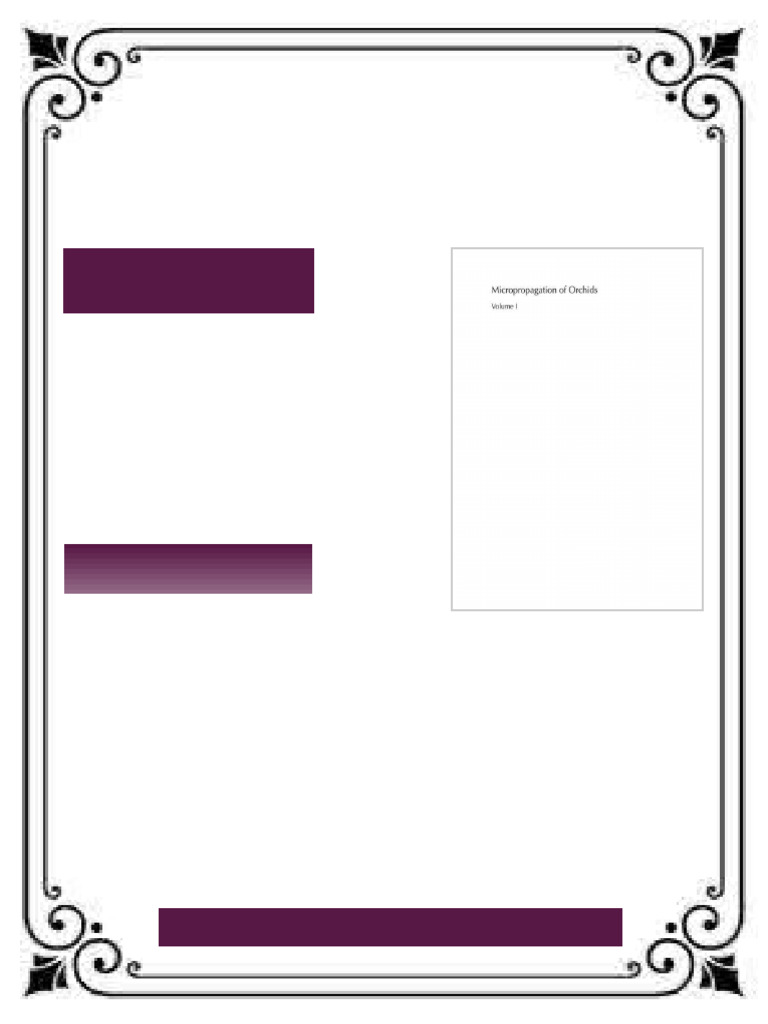 Micropropagation of orchids Third Edition Arditti eBook learning edition | PDF | Wall | Framing ...