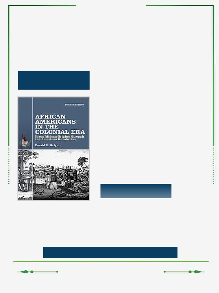 African Americans in the Colonial era : from African origins through ...