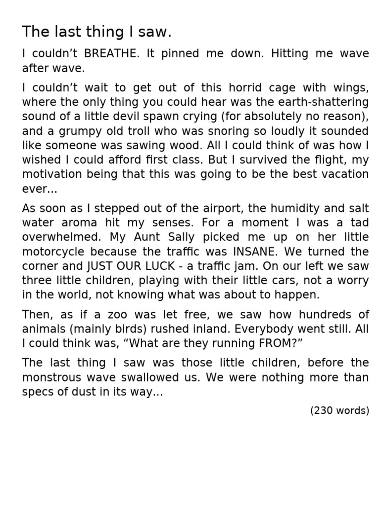 grade 8 essay | PDF