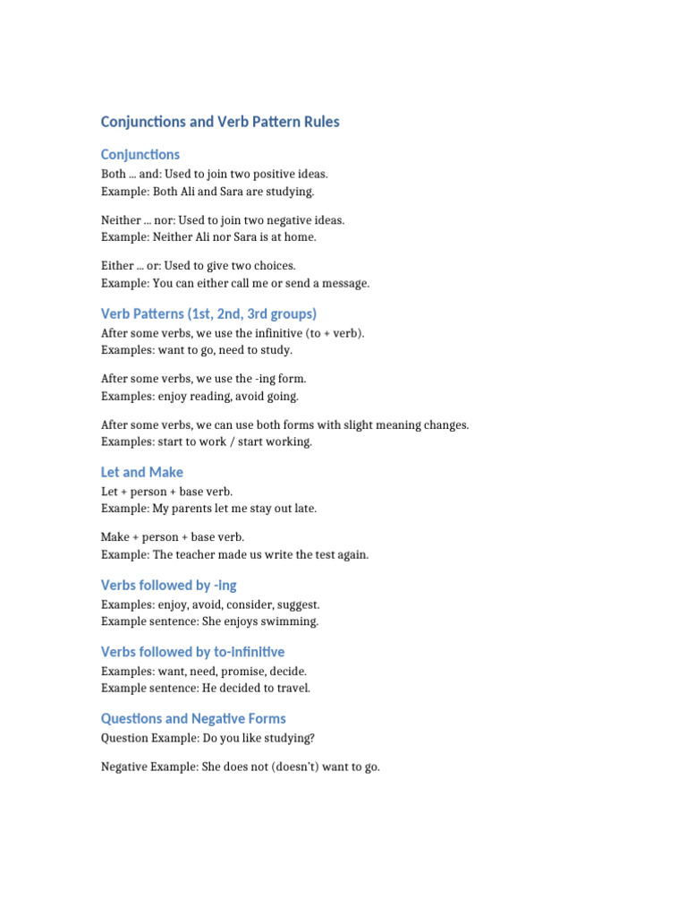 Grammar Rules | PDF