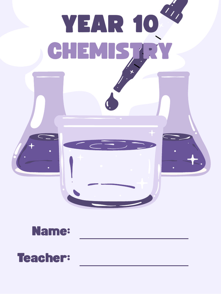 Year 10 Chemistry: Atomic Structure and Bonding | PDF | Ion | Chemical Bond