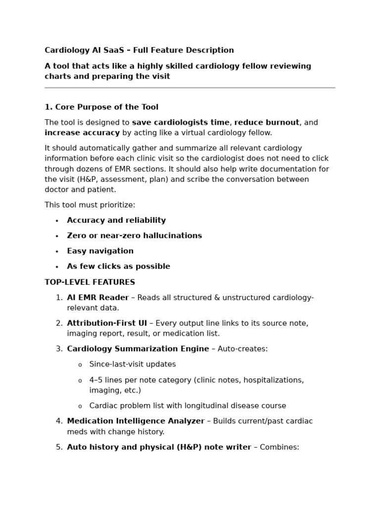 Saas Features | PDF | Cardiology | Percutaneous Coronary Intervention