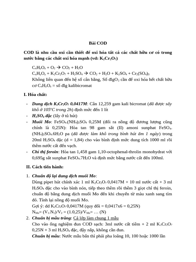 Bài COD | PDF