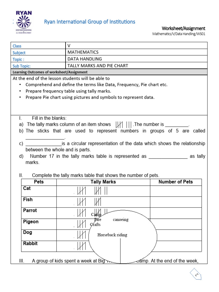 Data Handling Worksheet.pdf_ic36368 | PDF