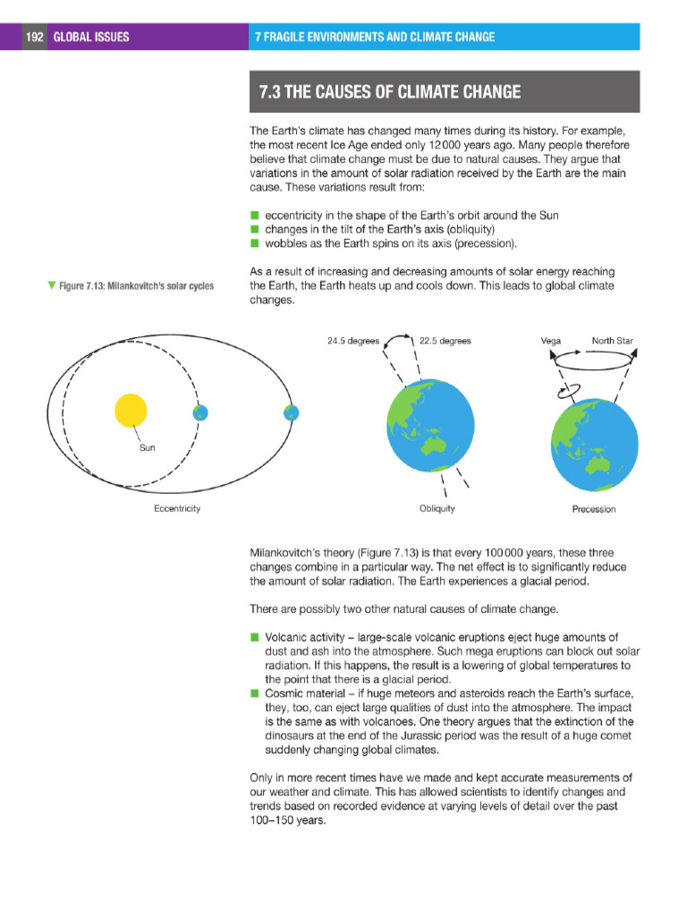 Causes of Climate Change | PDF