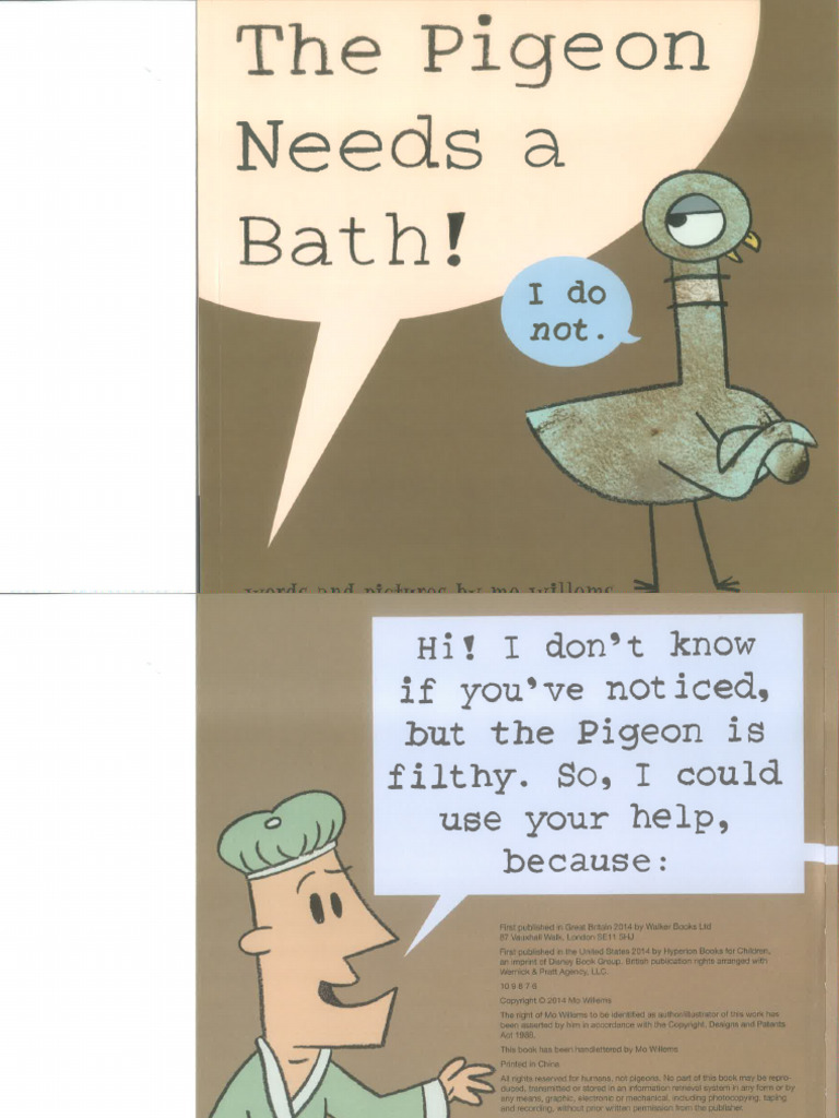 Week 2 - The Pigeon Needs a Bath | PDF