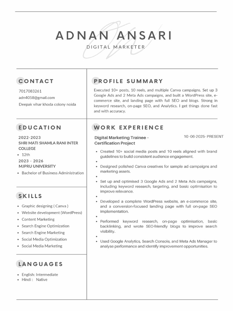 Minimalist White and Grey Professional Resume_20251121_190514_0000-1 | PDF