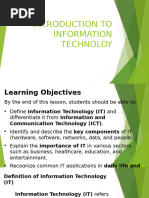 Introduction to IT and ITeS Basics | PDF | Computer Hardware | Outsourcing