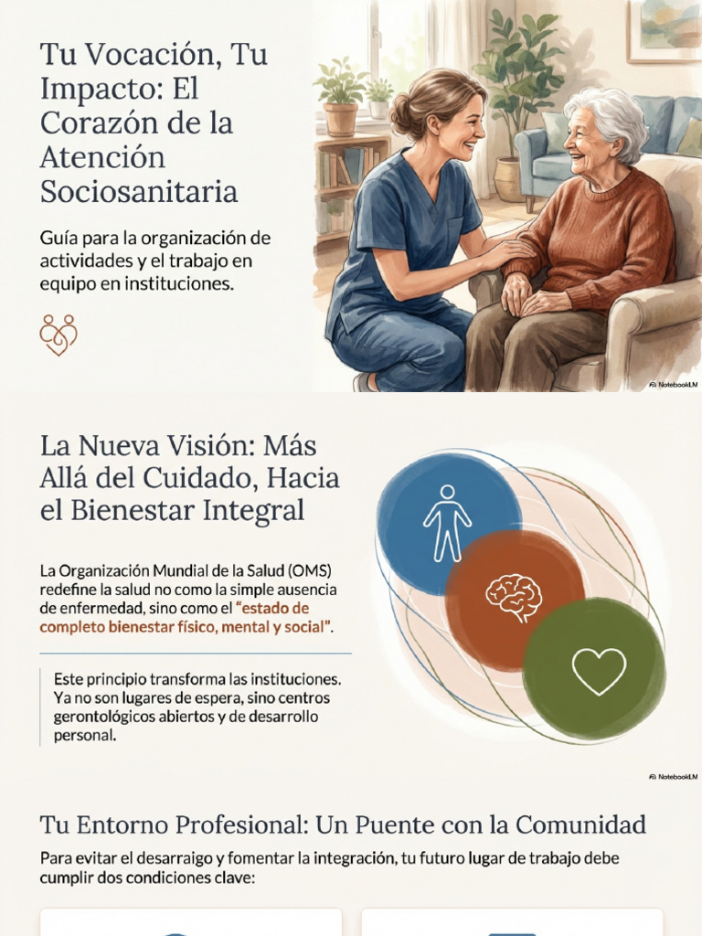 Presentación UD2 - Vocación Impacto El Corazón de La Atención Sociosanitaria | PDF