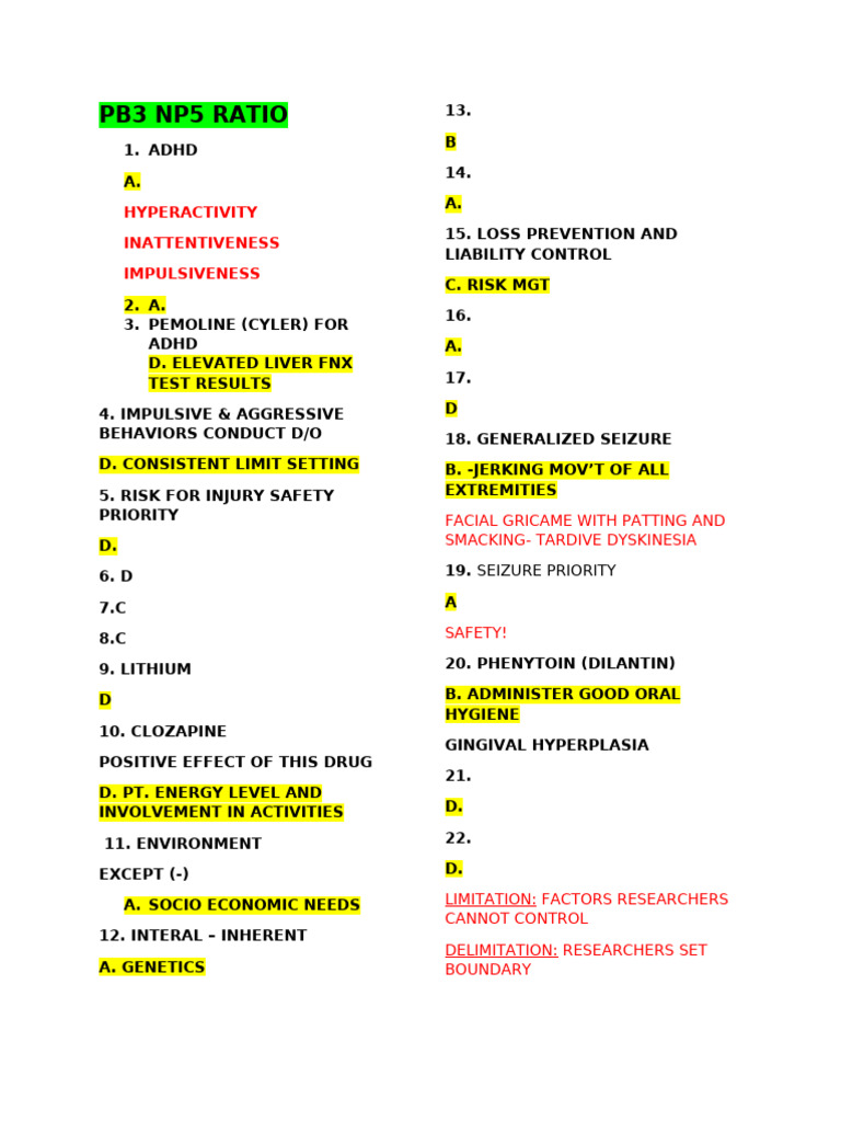 PB3 NP5 | PDF | Medical Specialties | Clinical Medicine