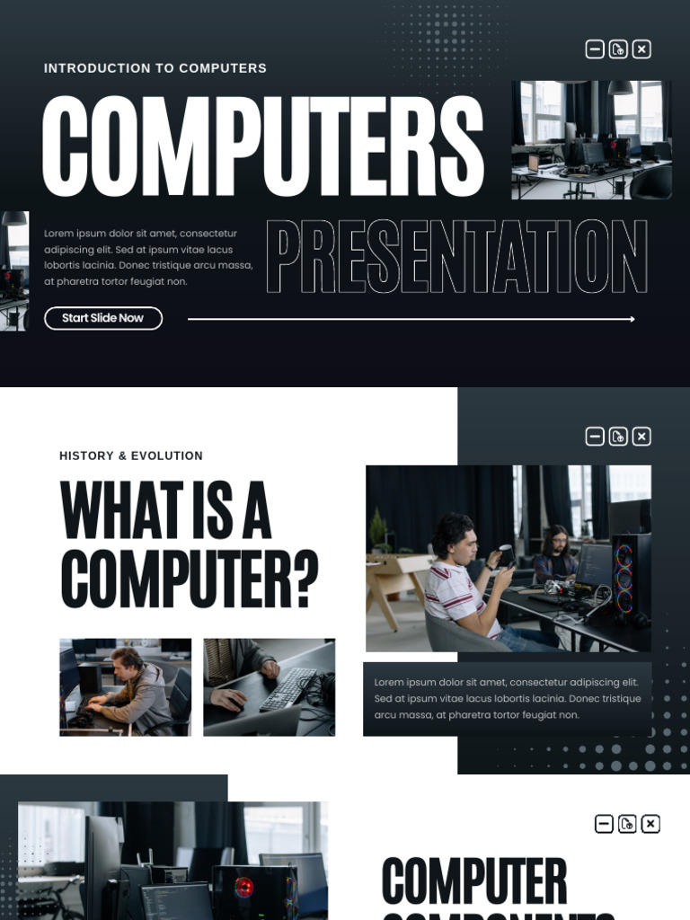 Gray Gradient Modern Bold Computer Presentation | PDF | Office ...