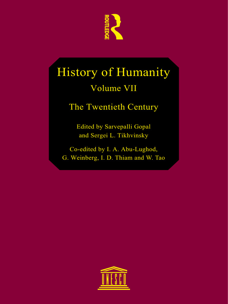 History of Humanity Vol.vii | PDF | Knowledge | Books