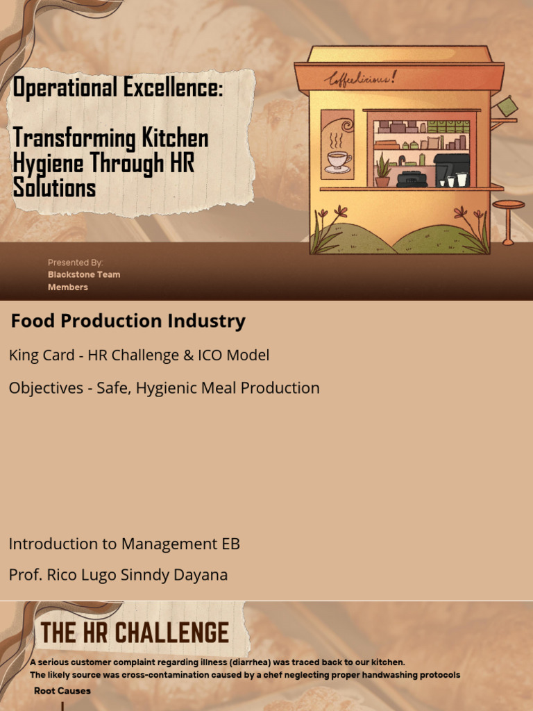 Operational Excellence Transforming Kitchen Hygiene Through HR ...