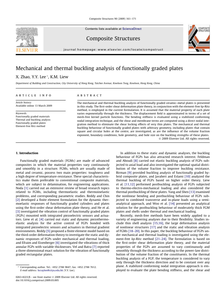 [7] Mechanical and Thermal Buckling Analysis | PDF | Buckling ...