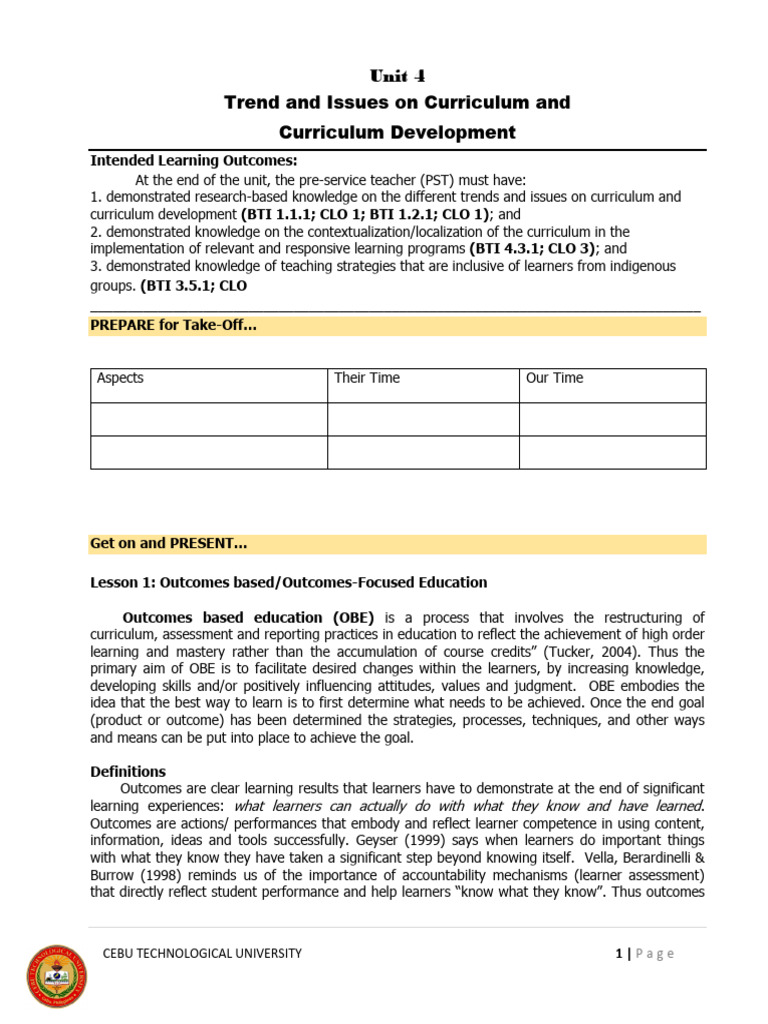 Unit-4-Lessons-1-2 | PDF | Educational Assessment | Learning