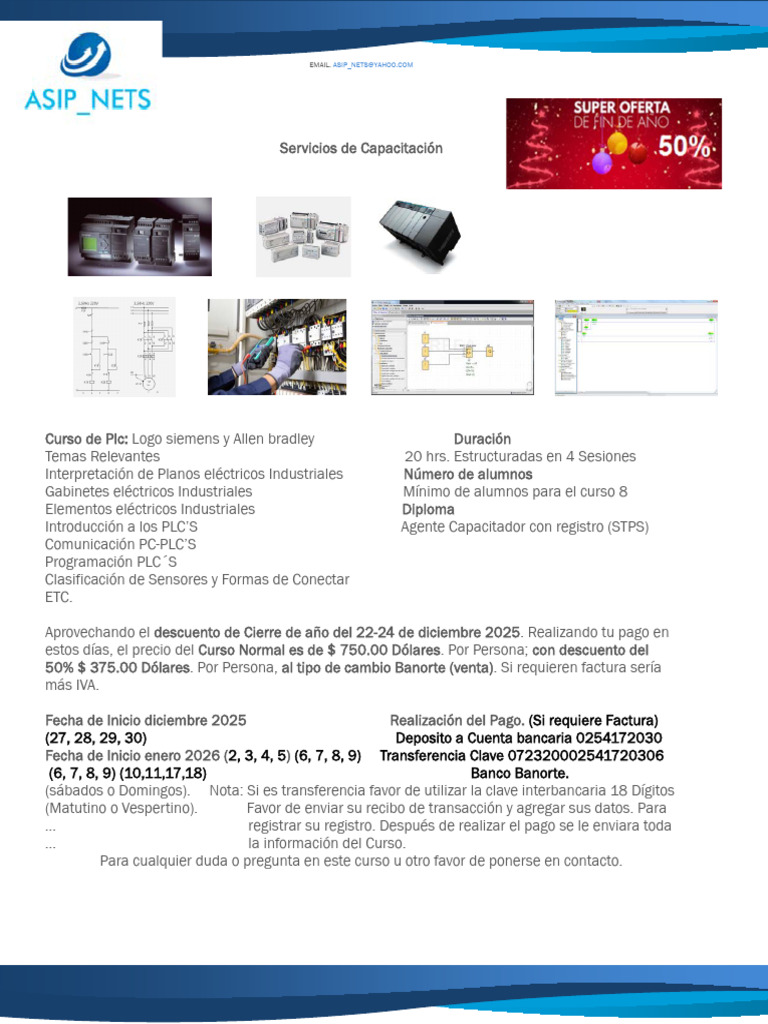 Flayer Capacitacion Cierre de Año 2025 | PDF | Transferencia bancaria
