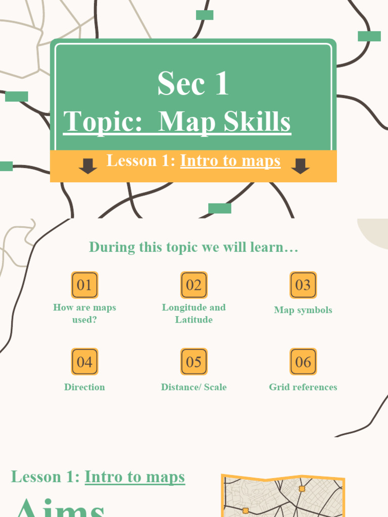 Map skills - Lesson 1 (ss) (1) | PDF | Latitude | Equator