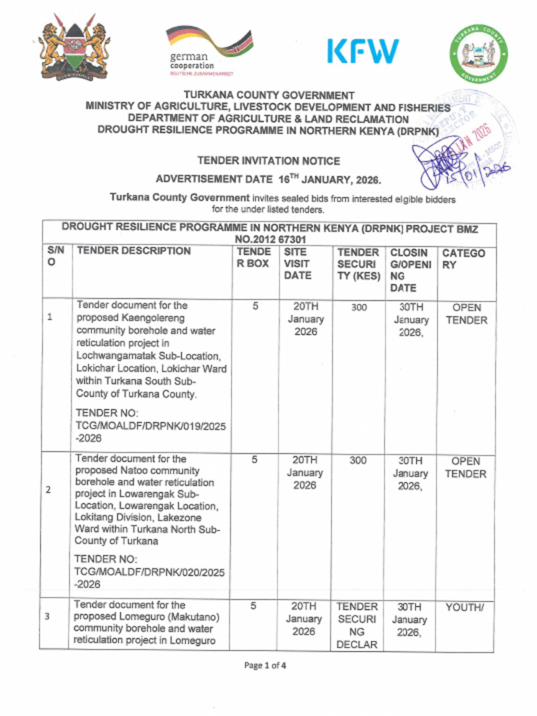 Invitation to Tender | PDF