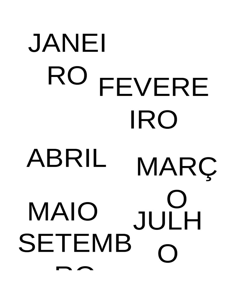 Meses o Ano | PDF