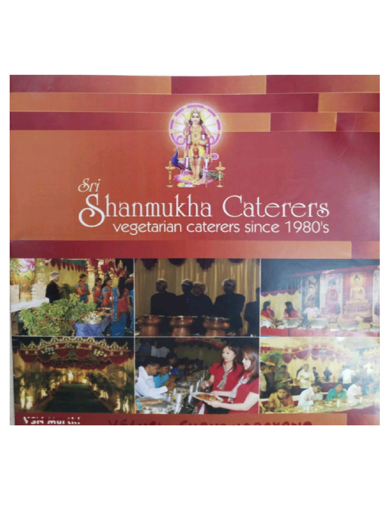Sri Shanmukha Caterers File | PDF