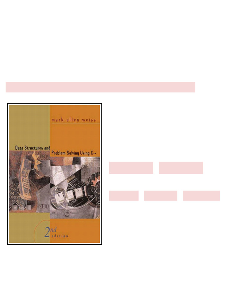 Solution Manual for Data Structures and Problem Solving Using C++ 2/E Mark A. Weiss full | PDF ...