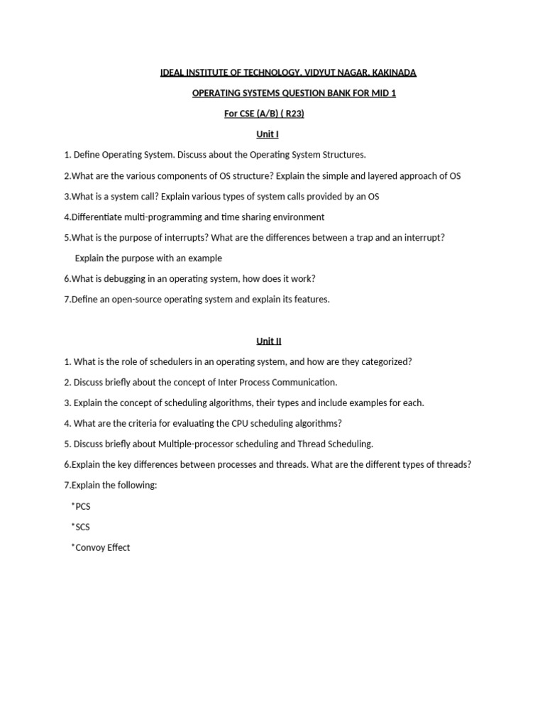 OS Assignment 1&2 | PDF