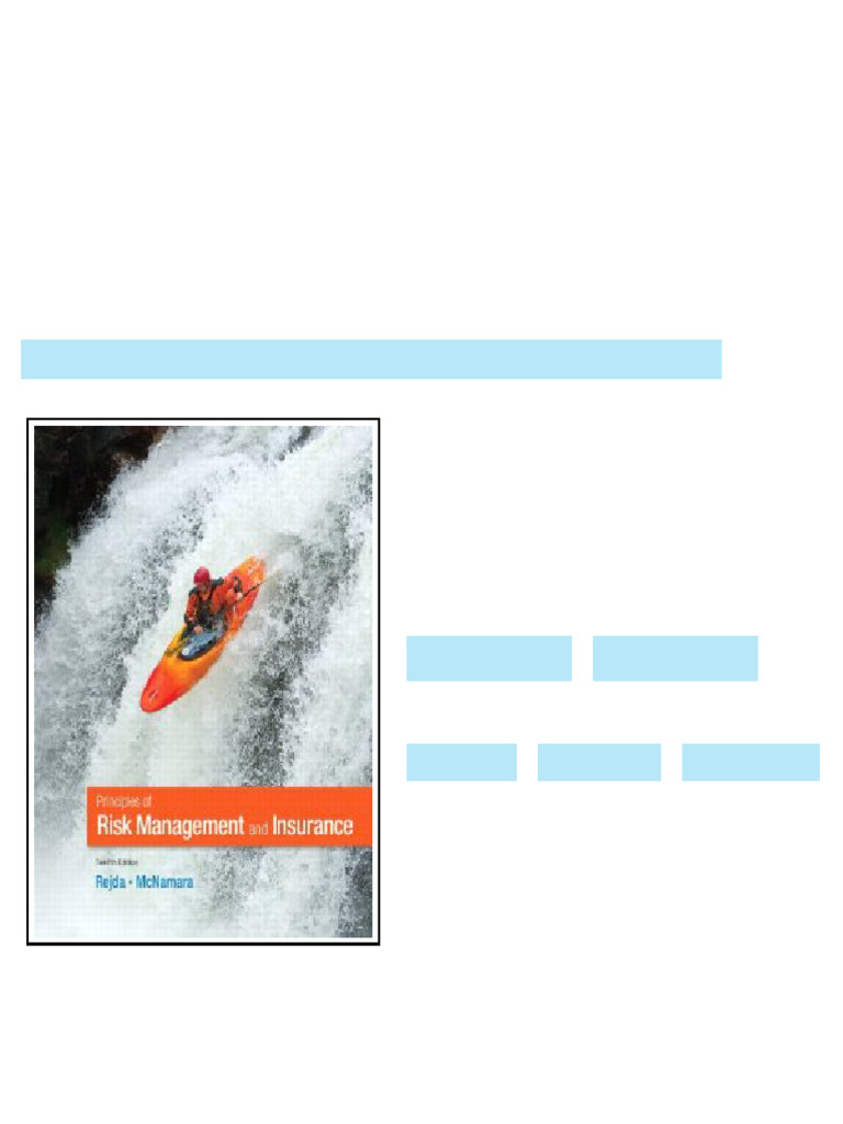 Test Bank for Principles of Risk Management and Insurance, 12th Edition ...