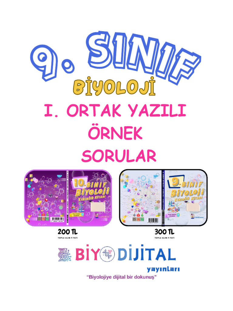 Dönem 1. Ortak Yazili Sorulari | PDF
