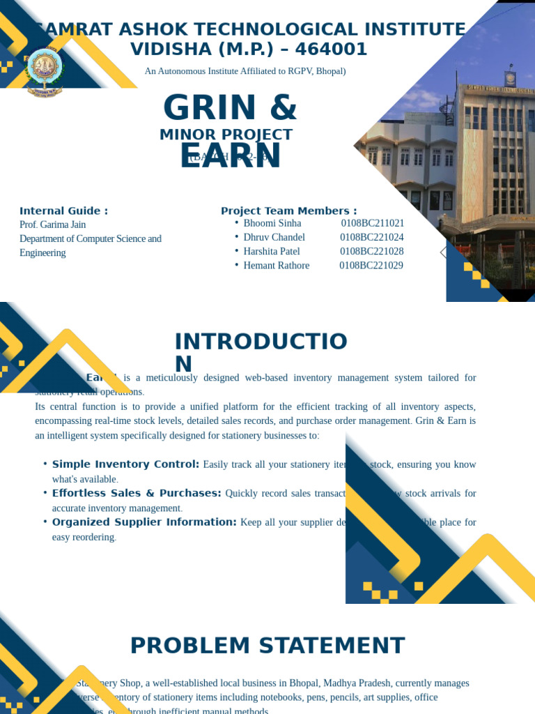 Copy of Blue and Yellow Illustrative Group Project Presentation ...