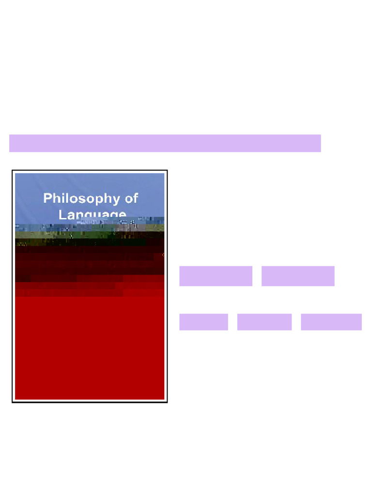 (Ebook) Philosophy of Language by Alex Miller ISBN 9780203519615 ...