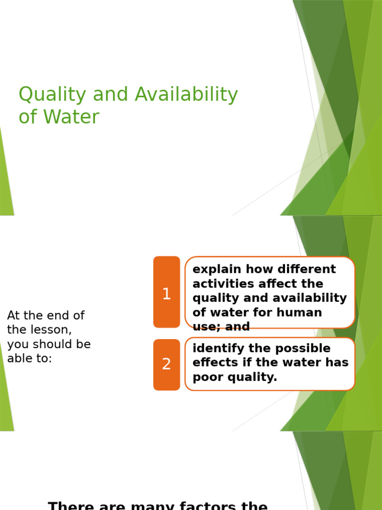 Impact of Human Activities on Water Quality | PDF | Water Pollution | Water