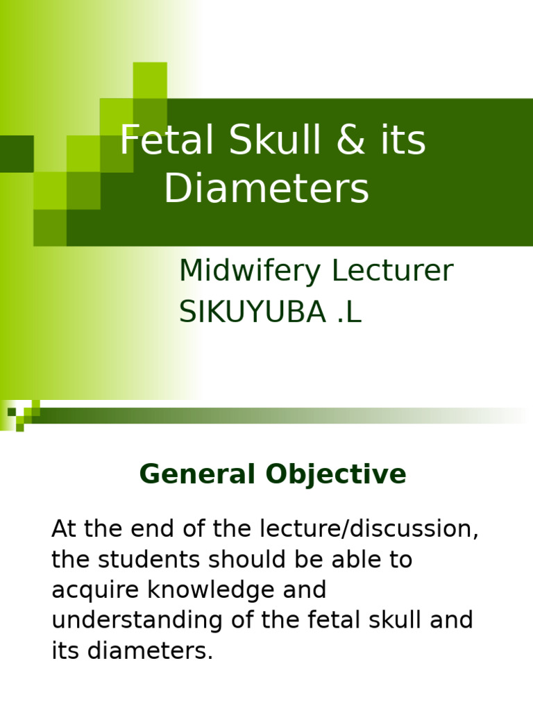 4- Fetal Skull and Its Diameters | PDF | Skull | Human Anatomy
