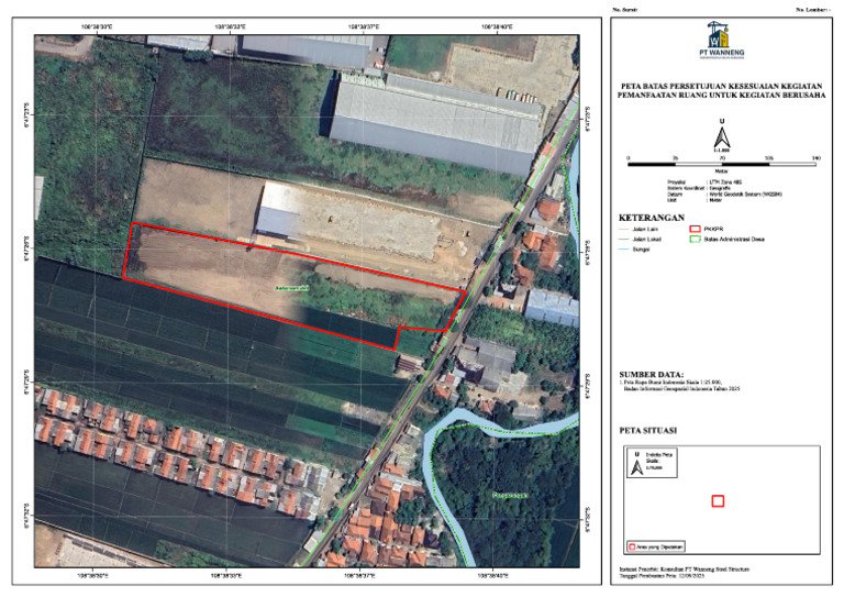 Peta PKKPR - Tapak Proyek | PDF