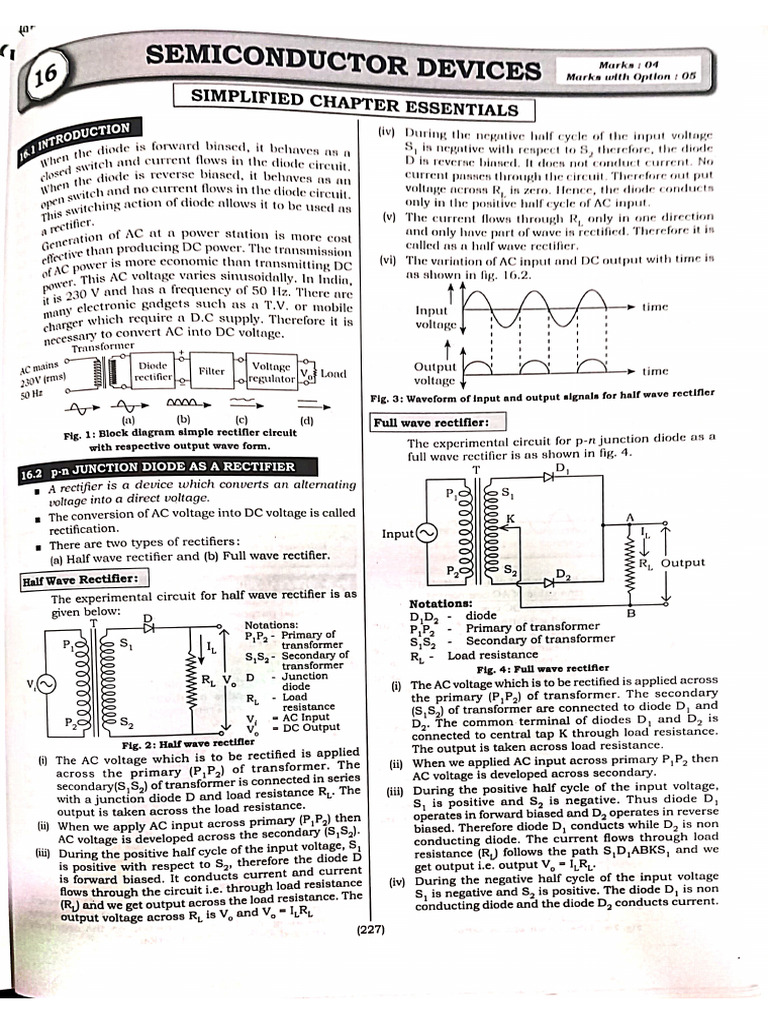 CH.16. Semiconductor Devices | PDF