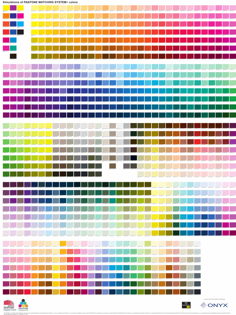 PANTONE Process Color CMYK Corel | PDF