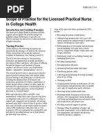 LPN Scope of Practice Standards in BC | PDF | Nursing | Health Professional