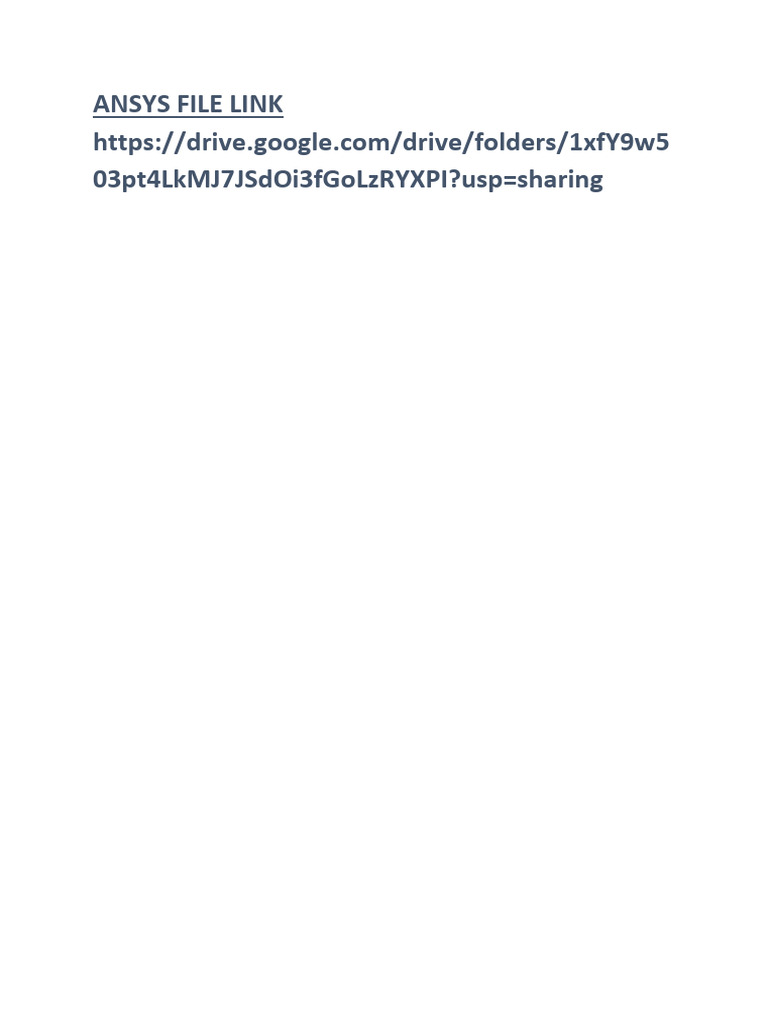 Ansys File Link | PDF