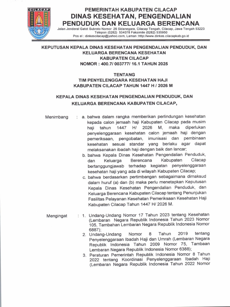 SK Tim Haji 2026 | PDF