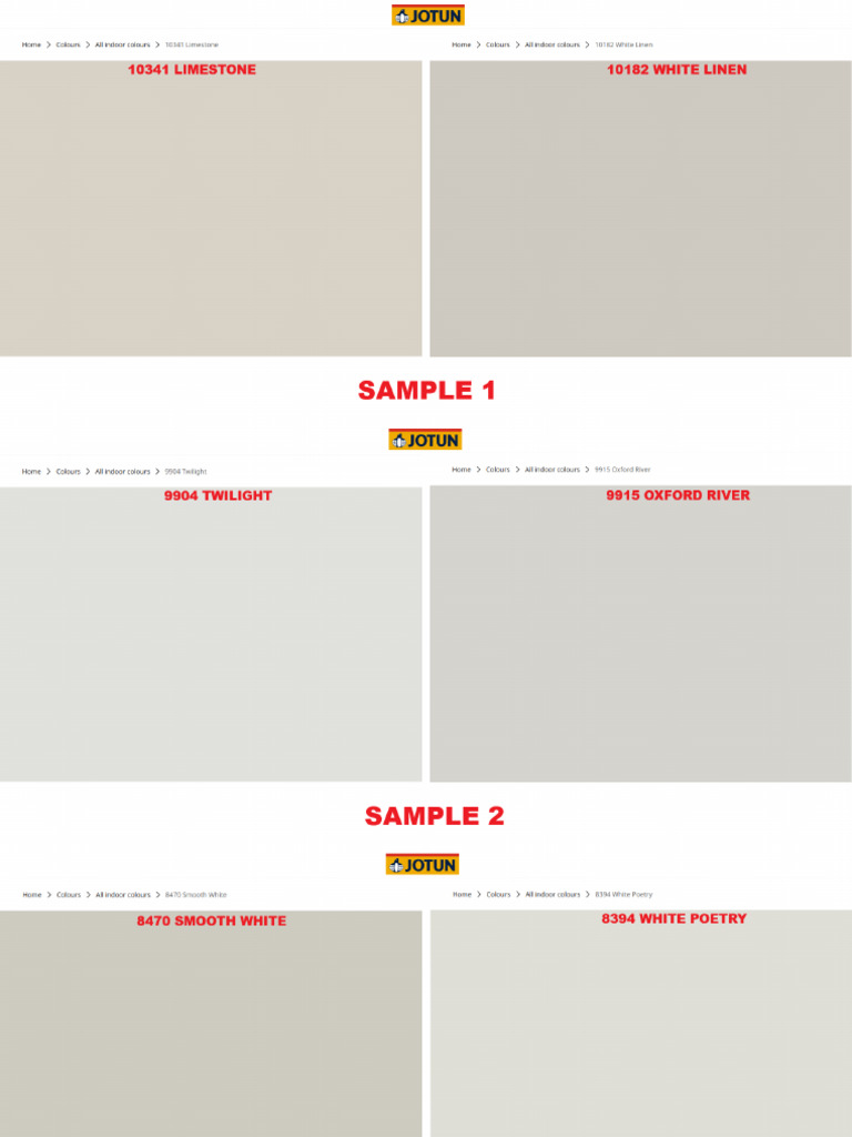 Paint Sample | PDF