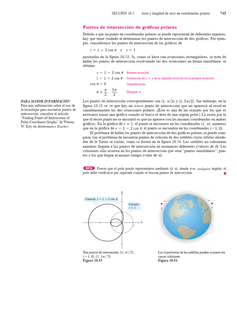 Área Interior Común de Gráficas Polares Tema 3.3 Leccion 2 | PDF ...