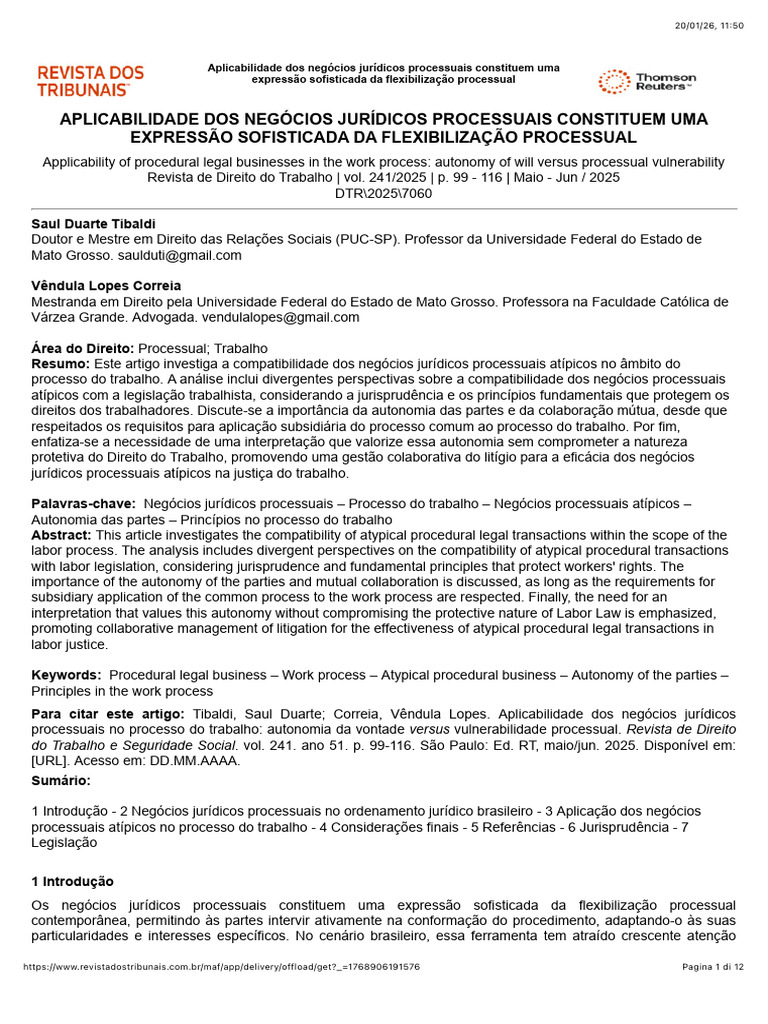 TIBALDI, Saul Duarte; Et All. NJP Expressão Sofisticada de ...