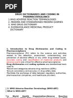 Meddra - Terminologies Coding | PDF | Medical Specialties | Health Sciences