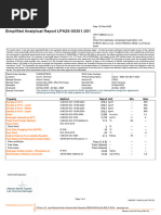 VLSFO RMG 380 Fuel Analysis Report | PDF | Fuel Oil | Chemical Substances
