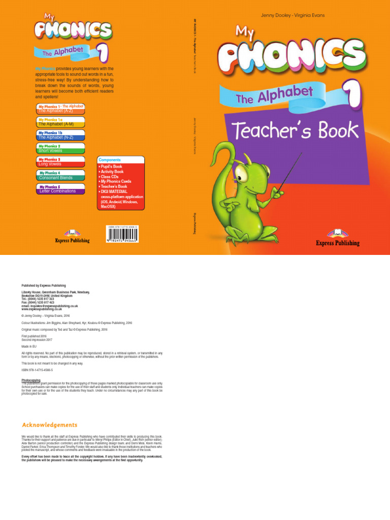 My Phonics 1: The Alphabet Guide | PDF | Phonics | Teachers