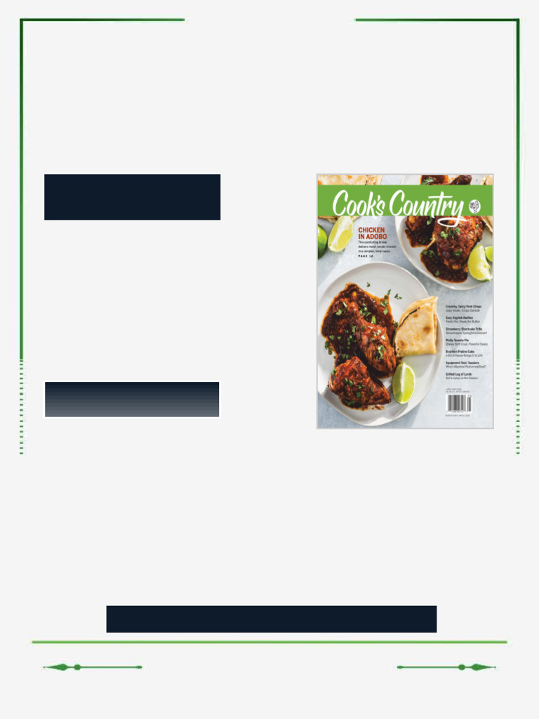 Cook s Country No 86 April May 2019 Cook'S Country eBook plus content ...