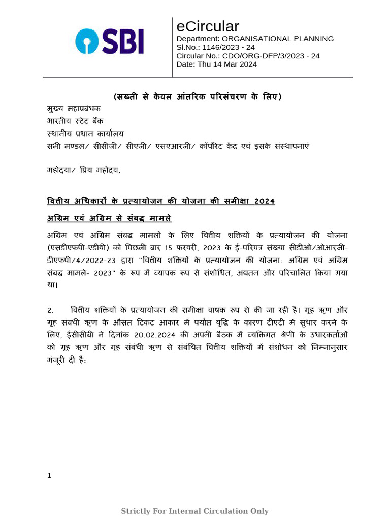 Delegation of Powers-Financial 14.03.2024 | PDF