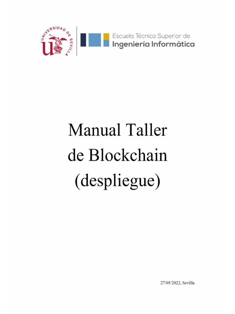 Manual Taller Blockchain | PDF