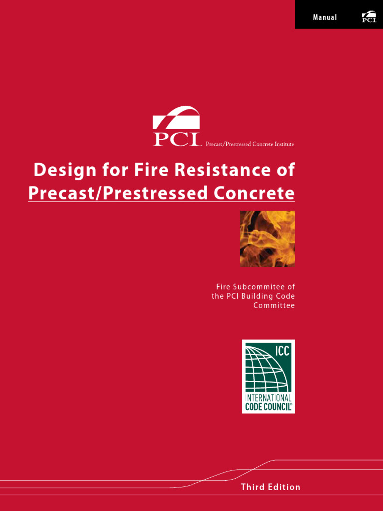 Fire Resistance in Precast Concrete Design | PDF | Concrete | Cement