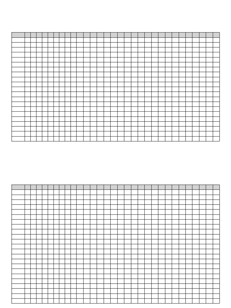 30 Day Habit Tracker | PDF